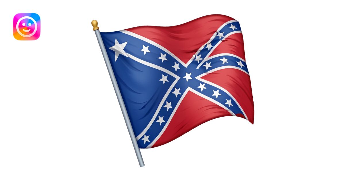 Confederate flag emoji | AI Emoji Generator
