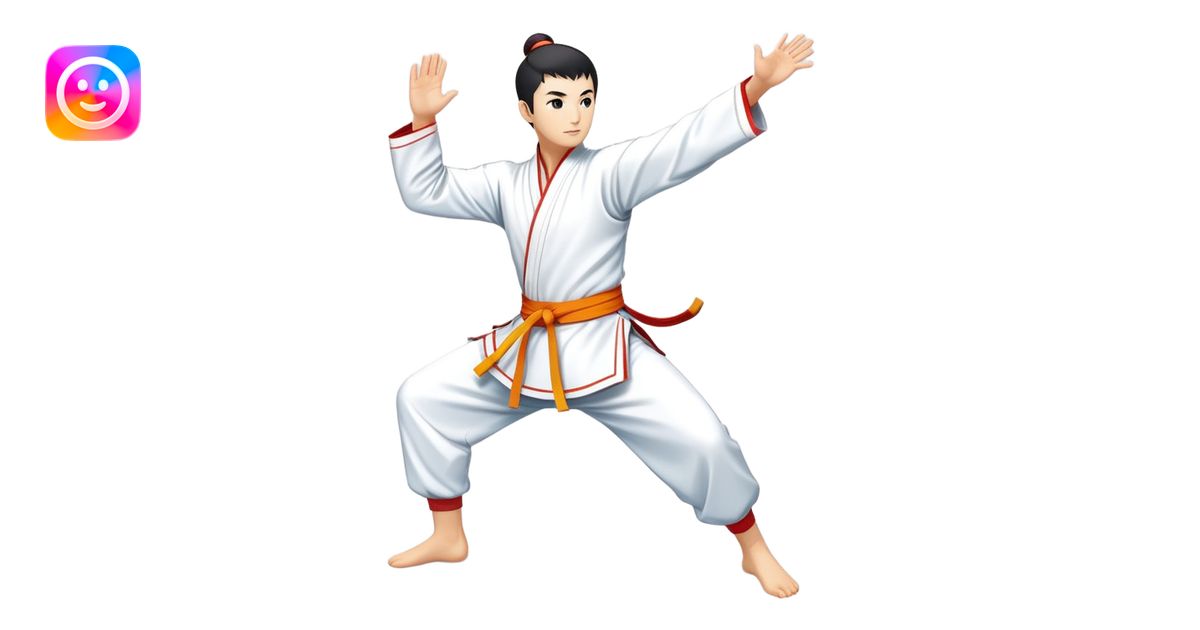 Wushu sticker emoji | AI Emoji Generator