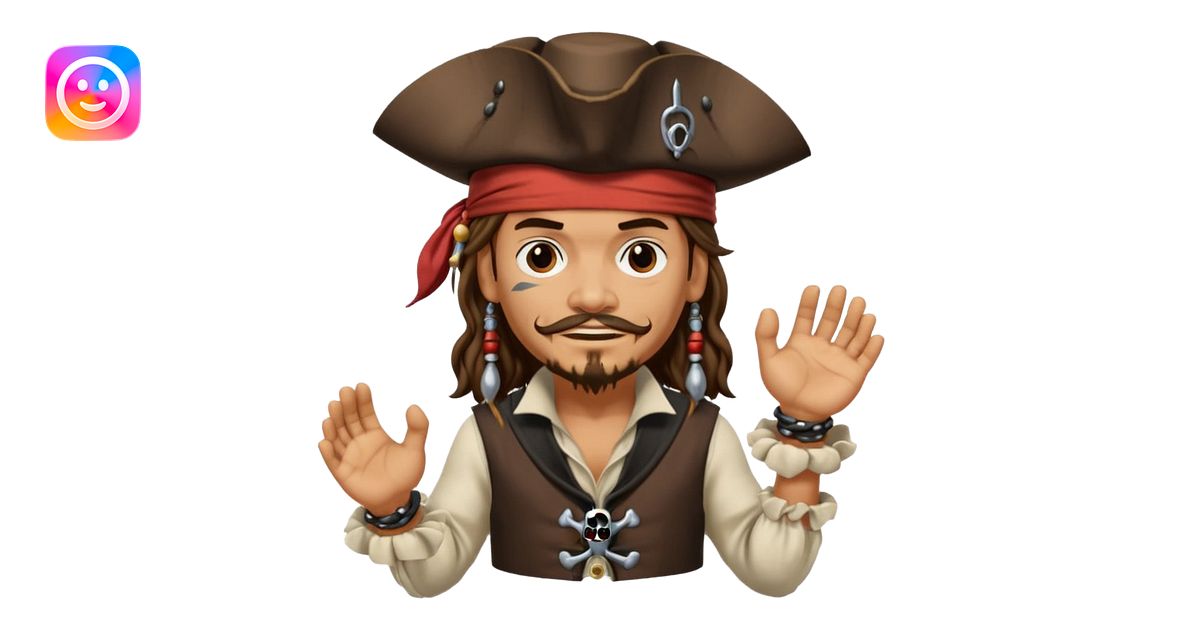 jack sparrow from the film pirates of the caribbean, shooo-ing the ...