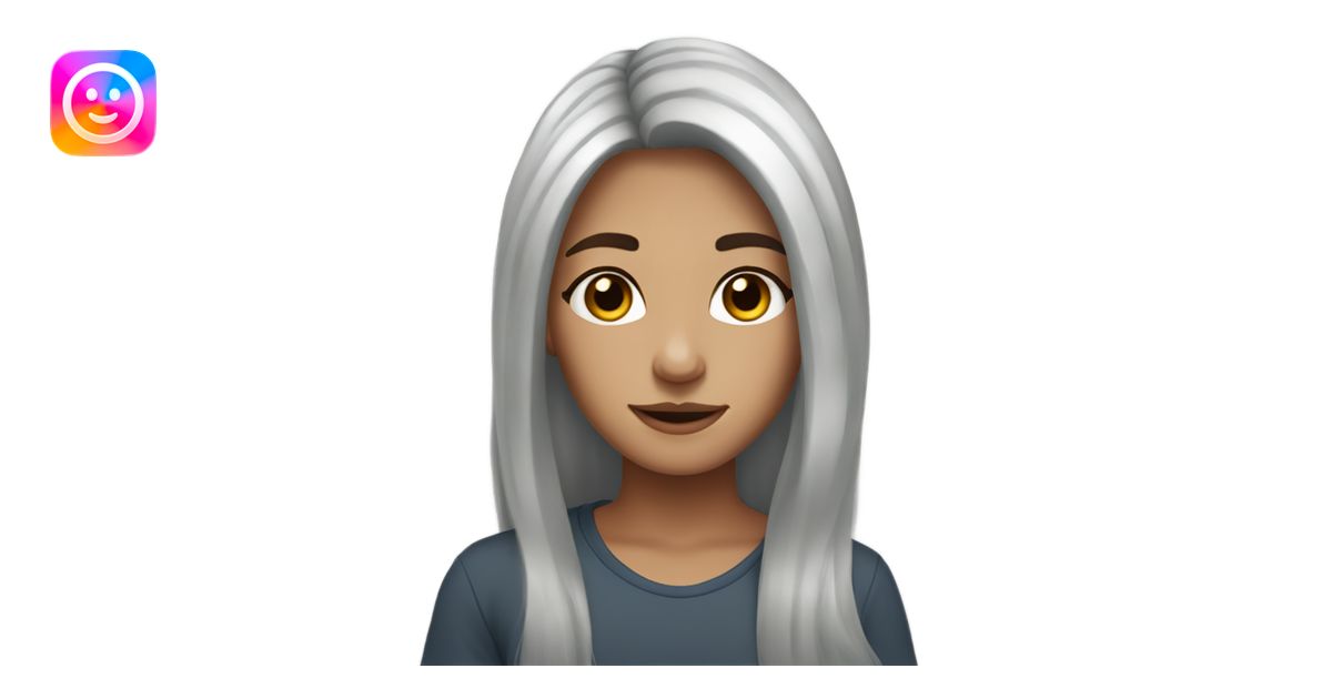 Long hair, tanish, girl, freckles, brown hair, brown eyes emoji | AI ...