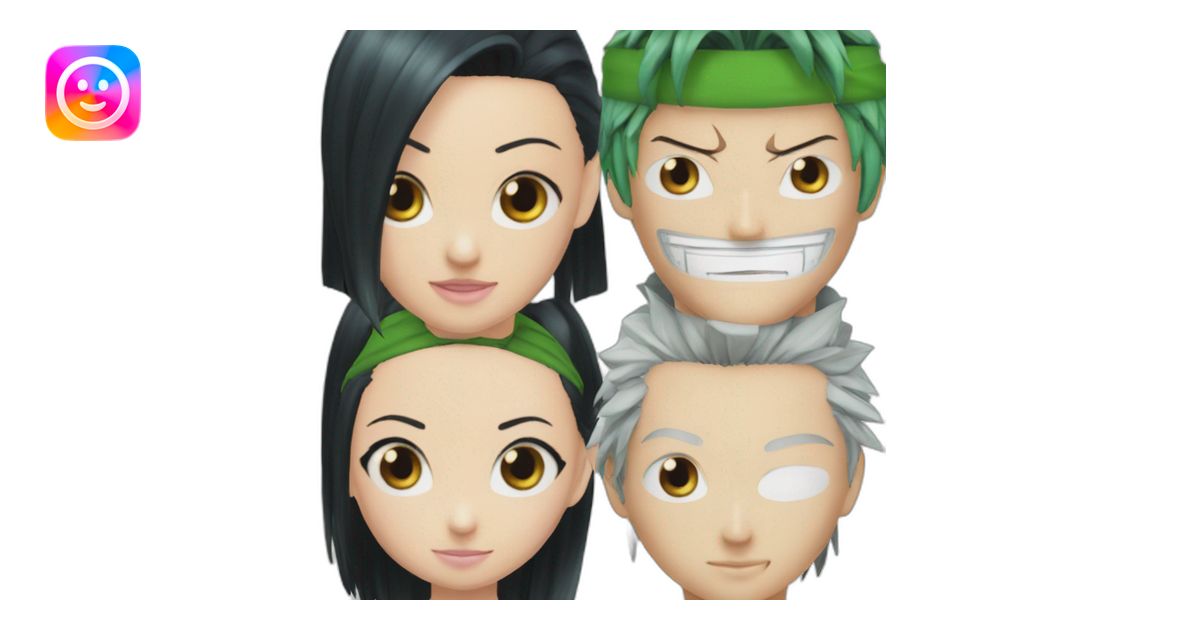 Nico Robin and zoro emoji | AI Emoji Generator