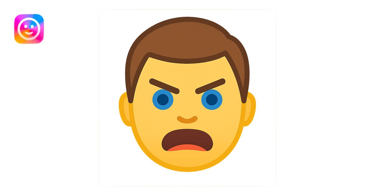 Create a simple and expressive emoji based on this person's face ...