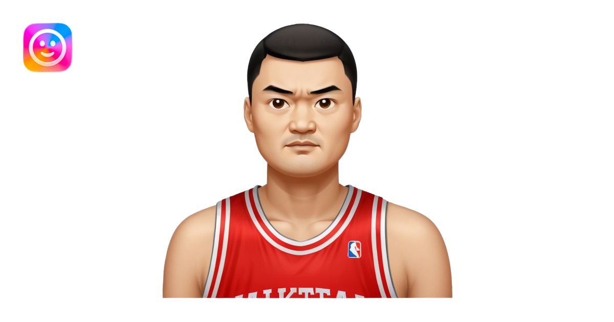 Yao Ming – Cinematic Realistic Portrait of Yao Ming, depicted as a ...