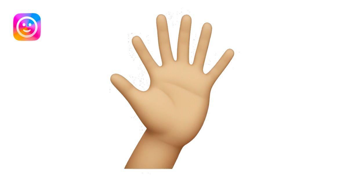 raising hand emoji | AI Emoji Generator