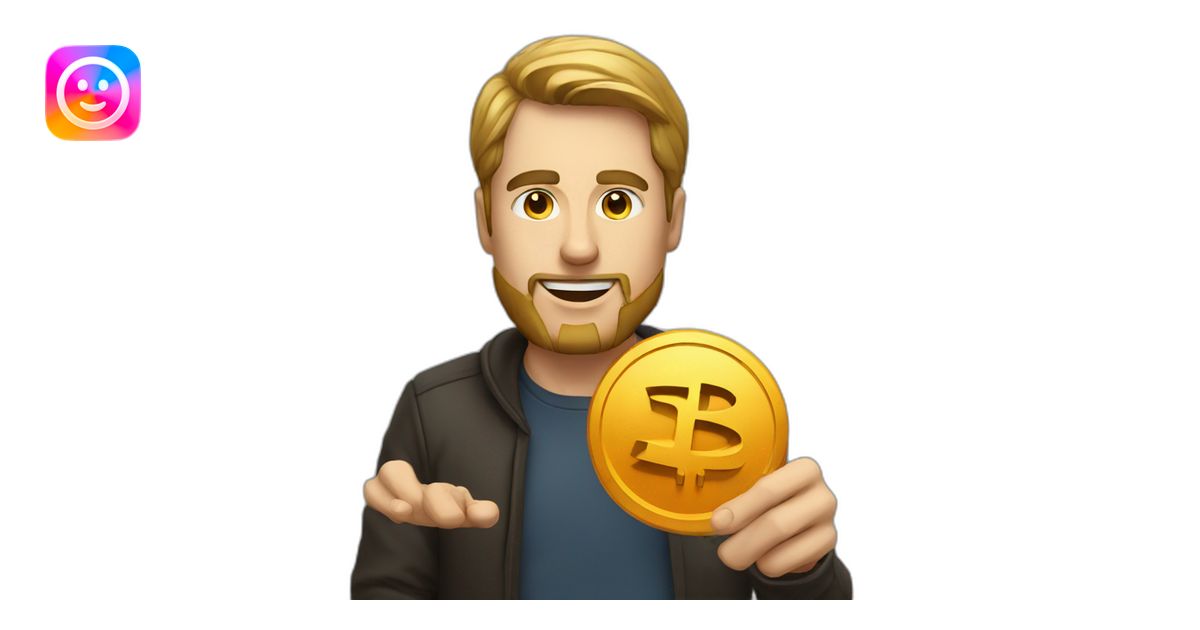 man and bitcoin emoji | AI Emoji Generator
