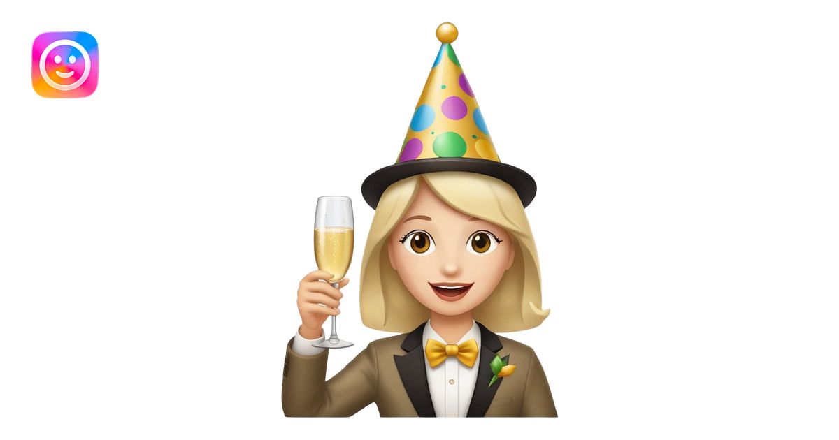 Coy cumpleaños emoji | AI Emoji Generator