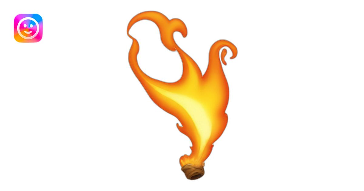 Fire fart emoji | AI Emoji Generator