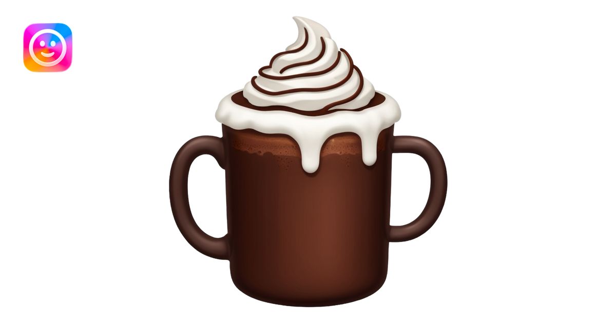 Hot chocolate emoji | AI Emoji Generator