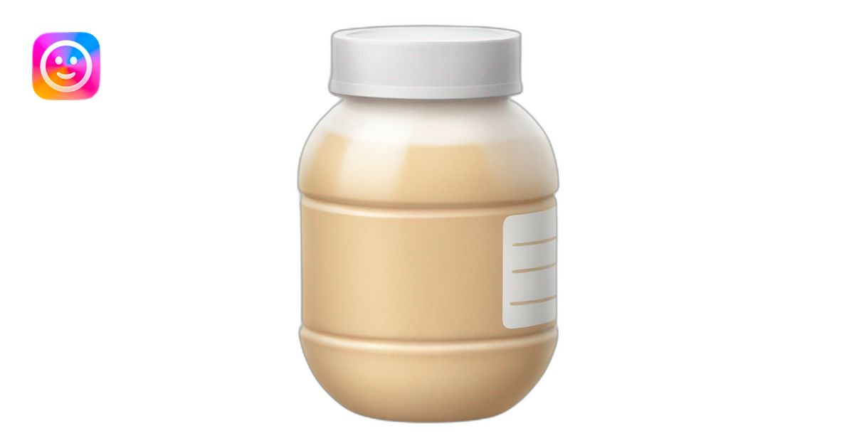 Protein powder emoji | AI Emoji Generator