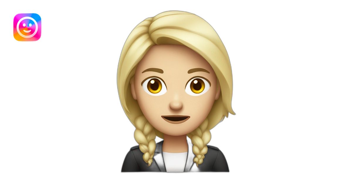 White Woman HR-manager crossed arms angry emoji | AI Emoji Generator