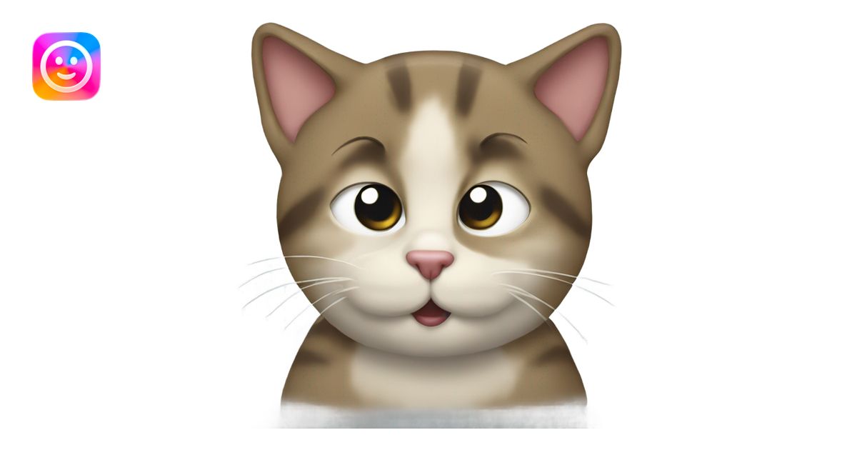 Mewing emoji | AI Emoji Generator