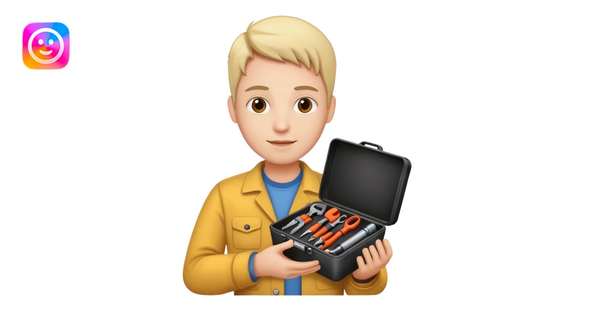 person with digital toolkit emoji | AI Emoji Generator