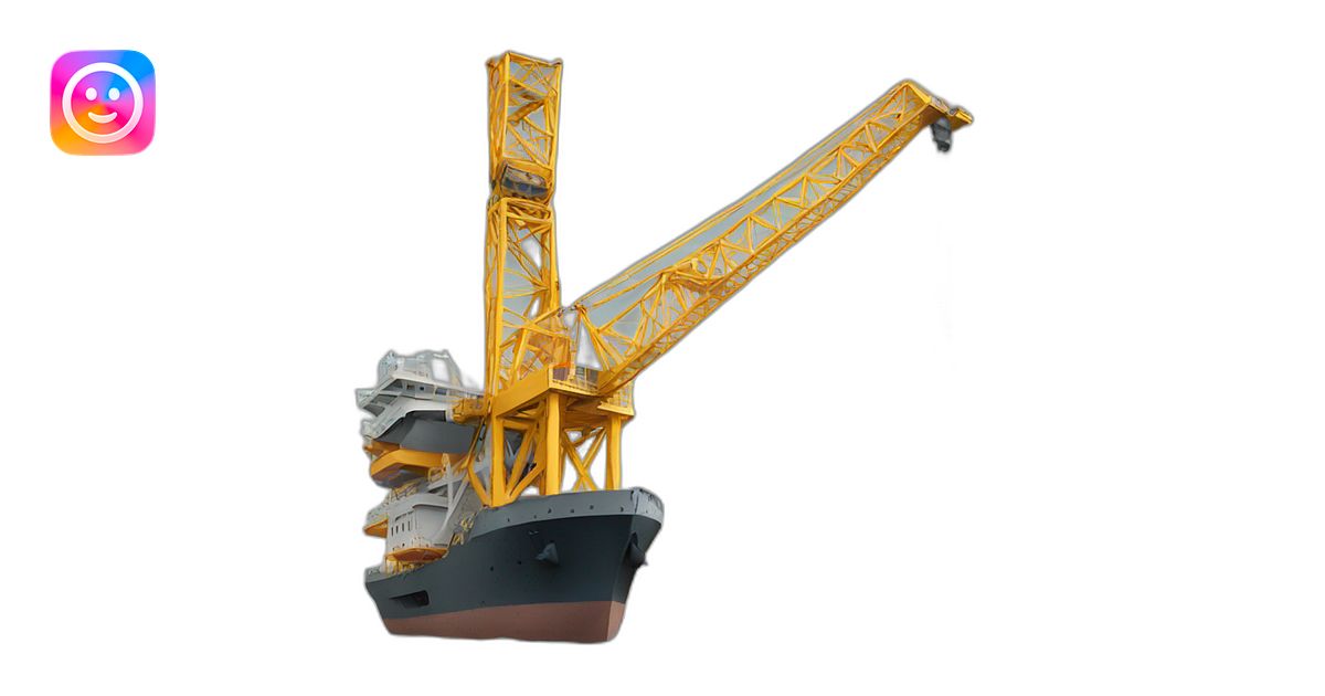 ship building crane emoji | AI Emoji Generator