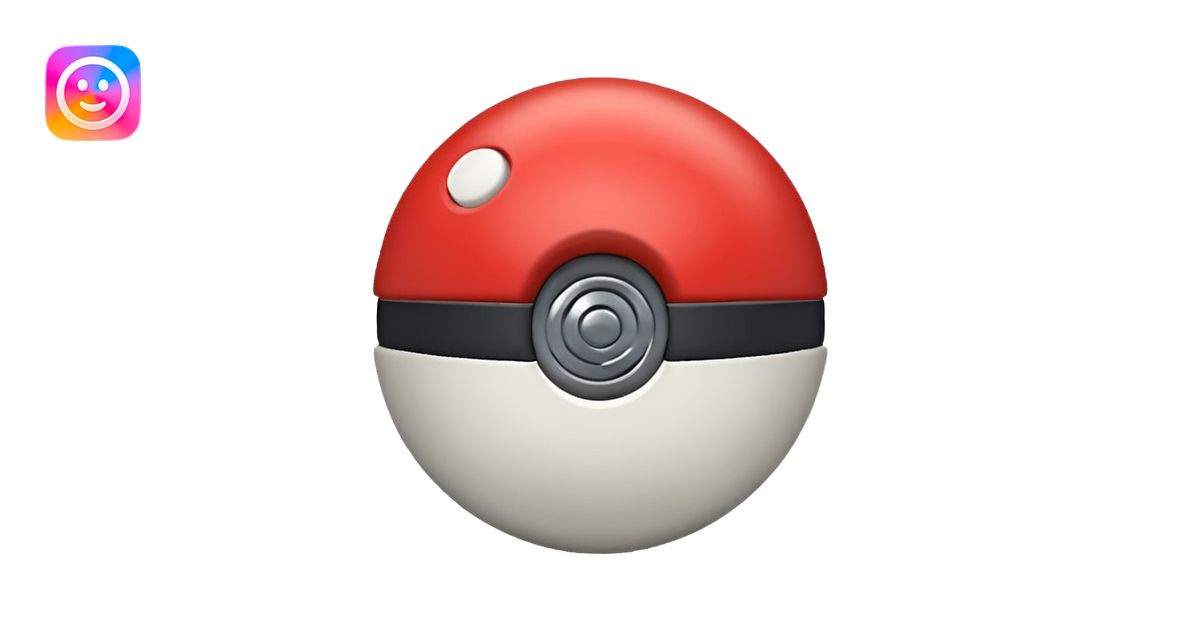 pokeball emoji | AI Emoji Generator