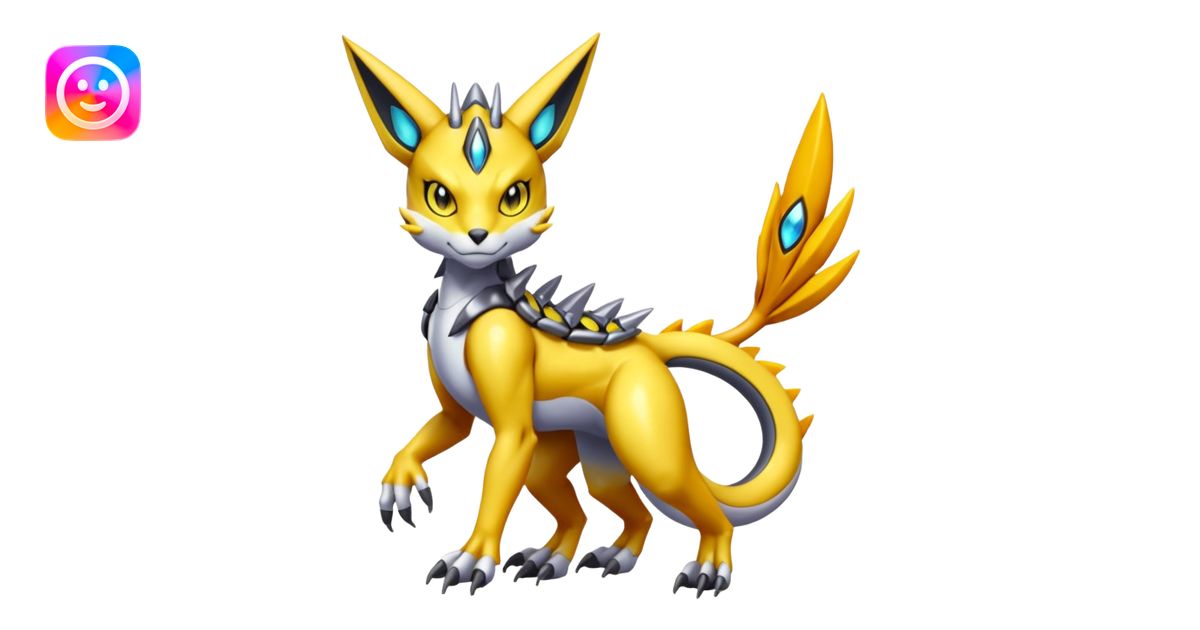 Modern Futuristic Cyber-Meloetta-Greymon-Inteleon-Renamon-Pokémon ...
