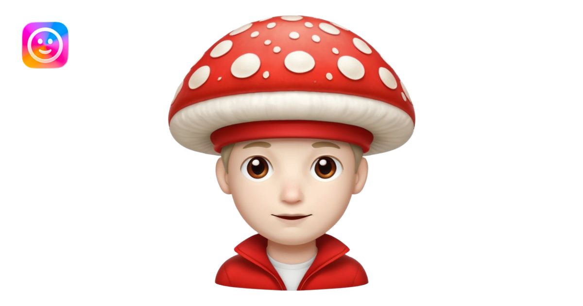 mushroom capped man emoji | AI Emoji Generator