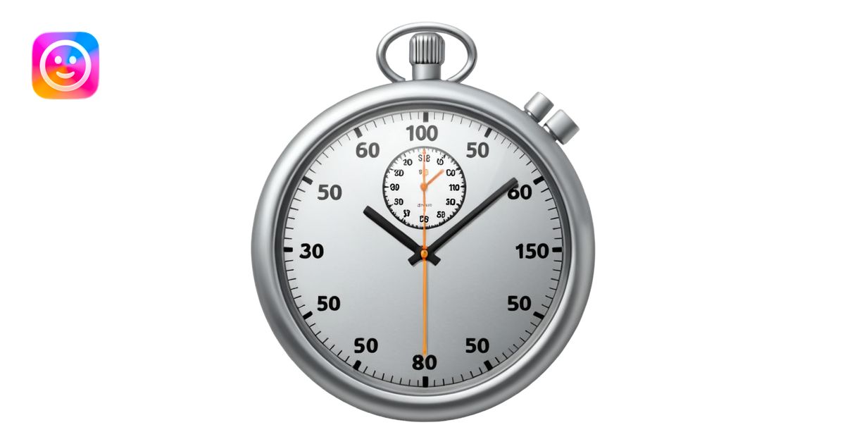 Stopwatch emoji | AI Emoji Generator