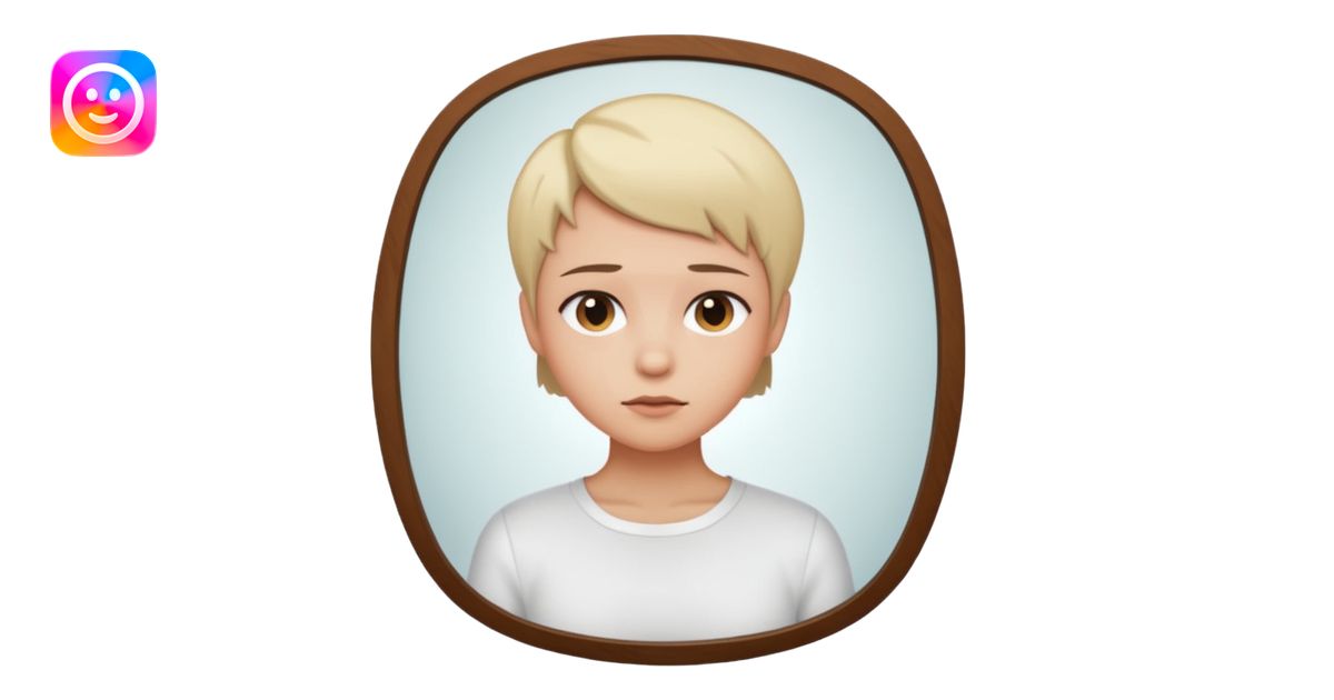 i look in the mirror emoji | AI Emoji Generator