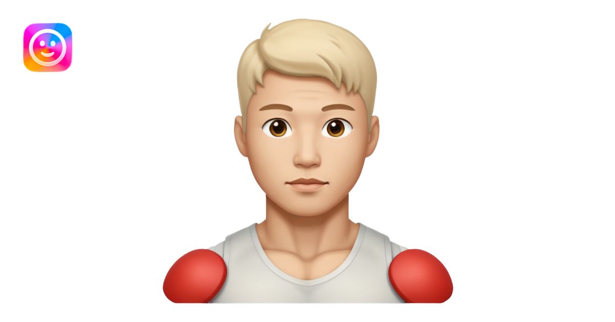 Koreli bir erkek ama çok yakışık lı ve kaslı emoji | AI Emoji Generator