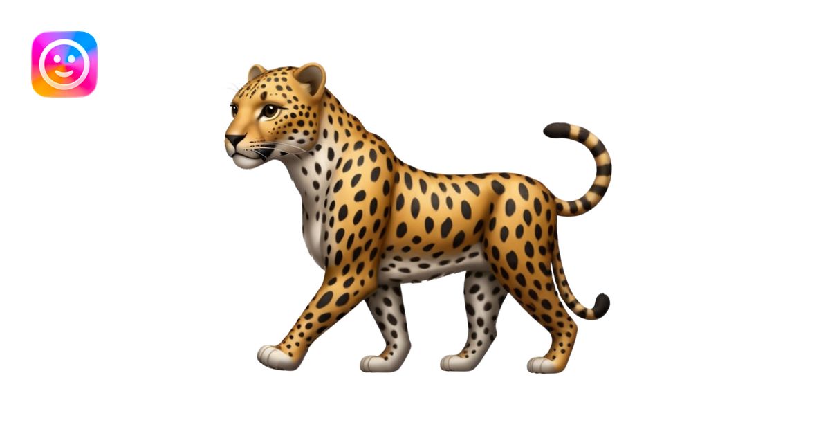 Leopard emoji | AI Emoji Generator