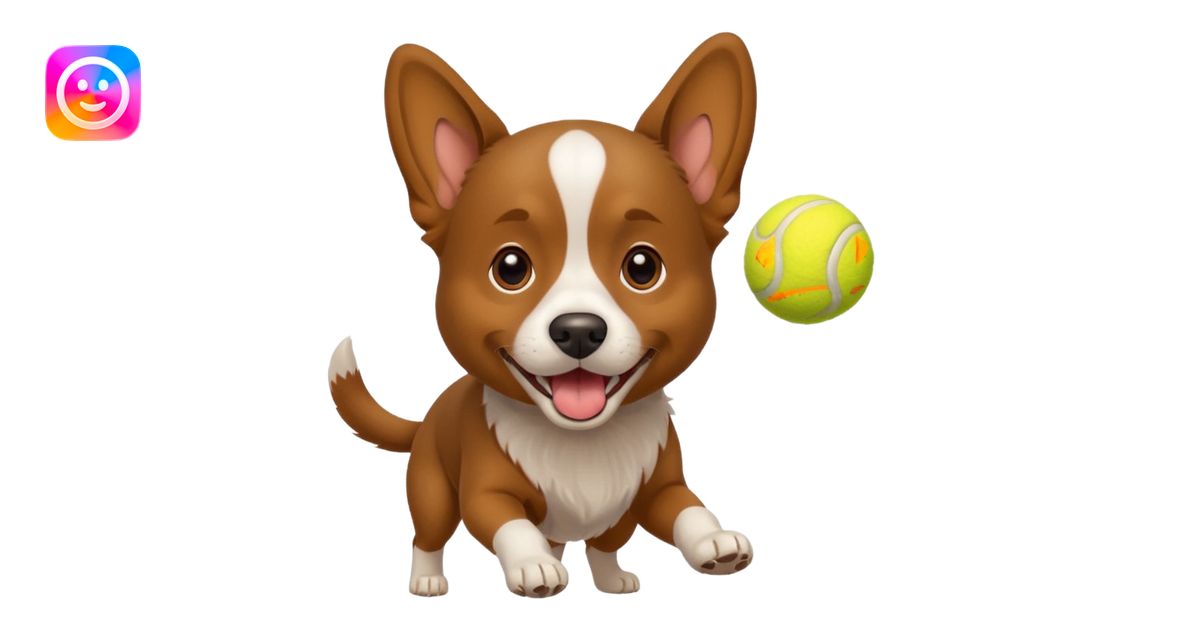 Dog Daily Routine, Exercise & Mental Stimulation emoji | AI Emoji Generator