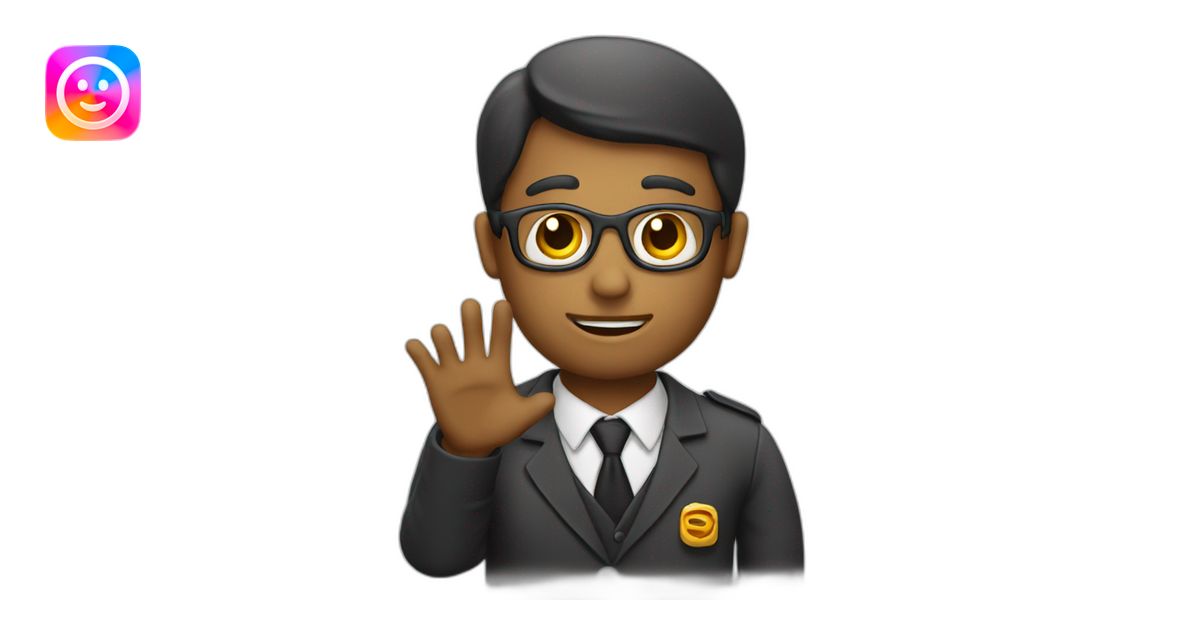 Talk to hand emoji | AI Emoji Generator