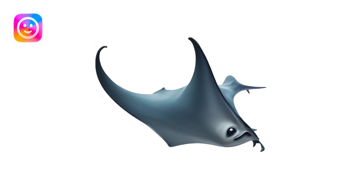 manta ray emoji | AI Emoji Generator