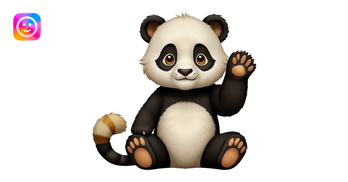 Simba from the cartoon The Lion King as a child, dressed in a panda ...