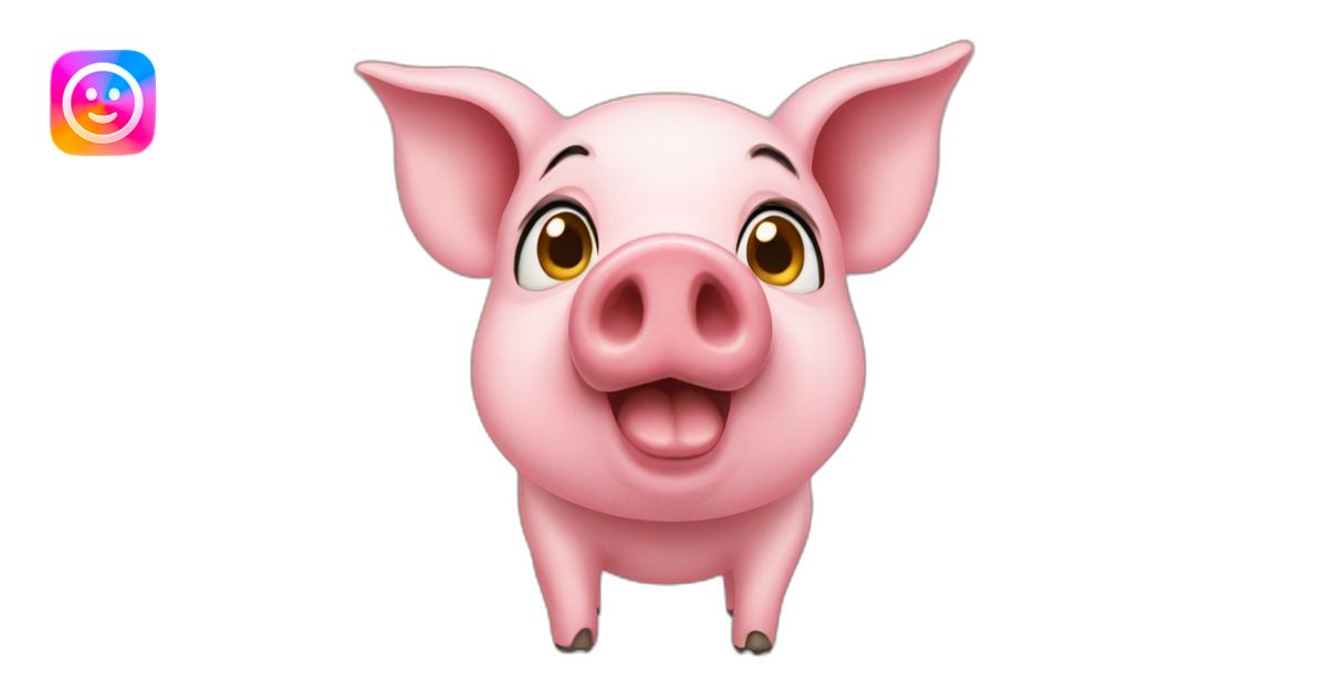 pig rosita emoji | AI Emoji Generator