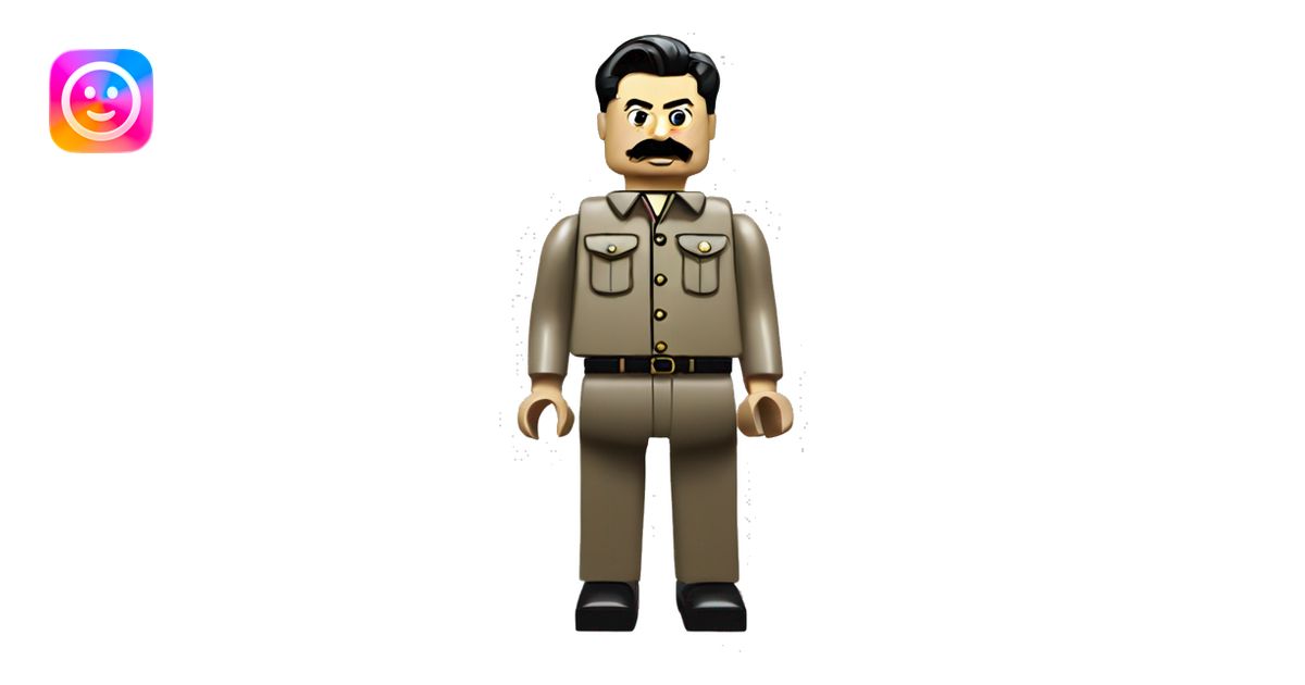 stalin lego full body emoji | AI Emoji Generator