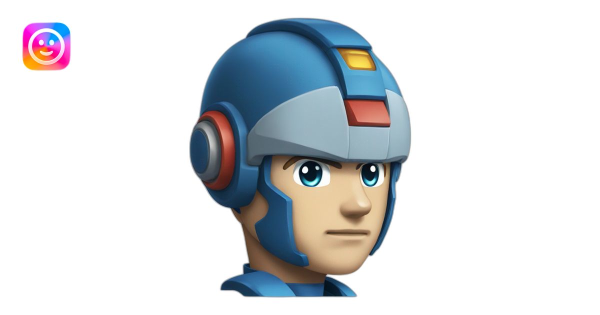 Mega Man emoji | AI Emoji Generator