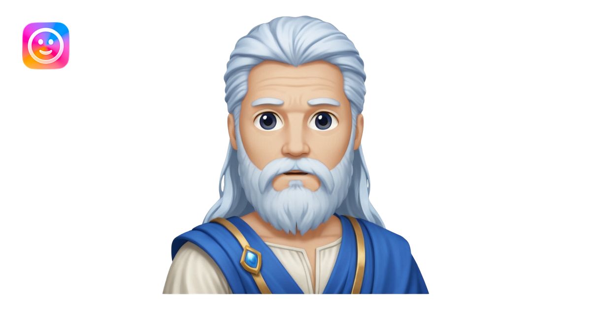 Jupiter, Thunder God from Rome Mythology with long white hair and beard ...