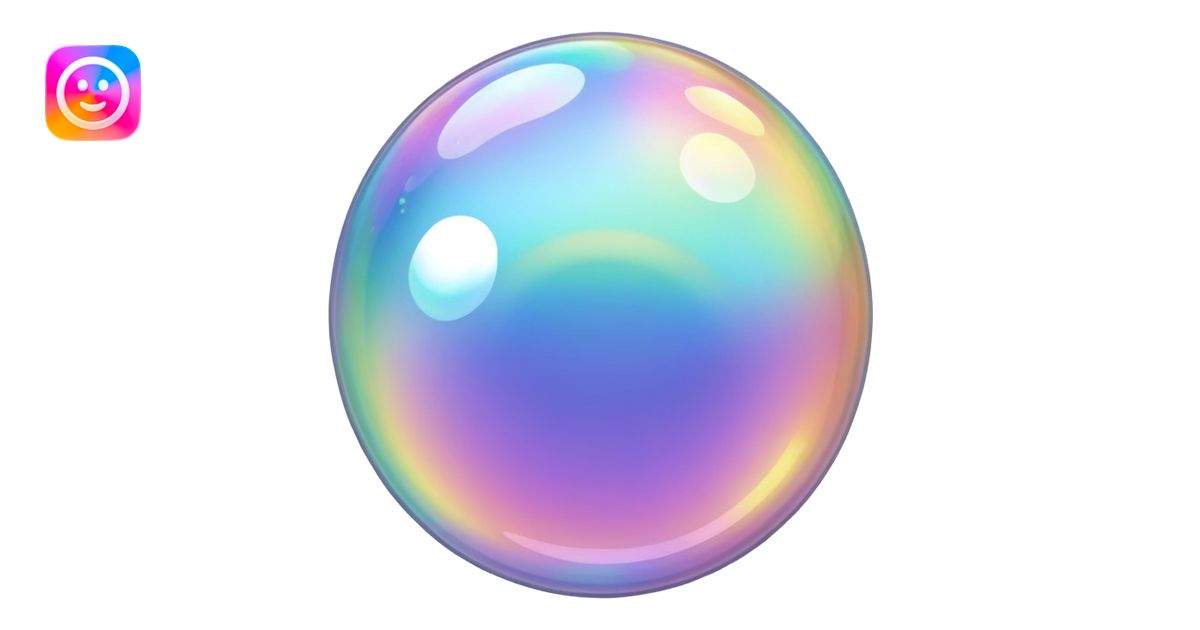Bubble emoji | AI Emoji Generator