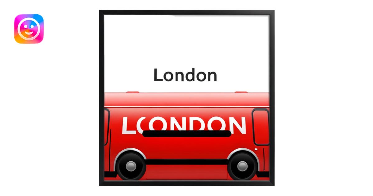 le mot "london" dans le logo du underground emoji | AI Emoji Generator