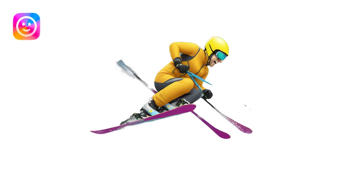ski crash emoji | AI Emoji Generator