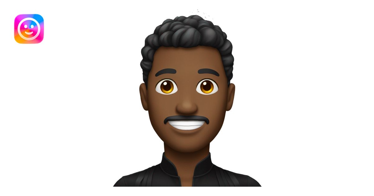 male jazz dancer black attire emoji | AI Emoji Generator