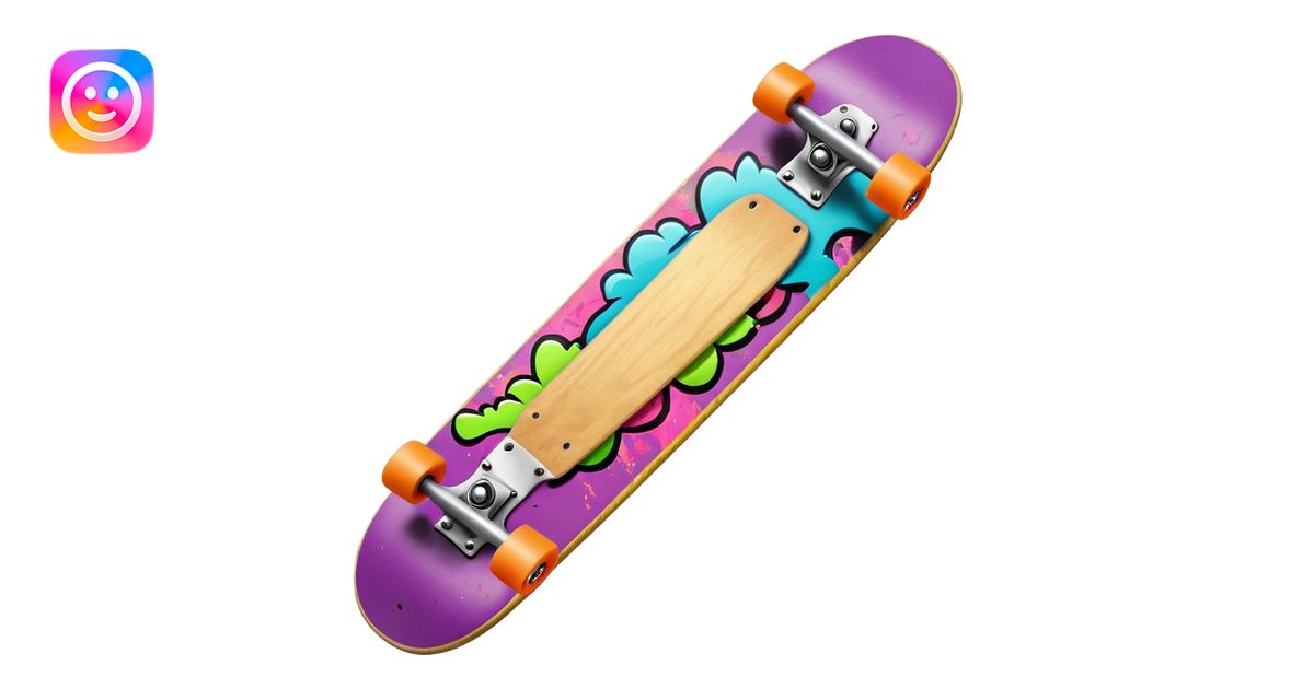 skate board funky emoji | AI Emoji Generator