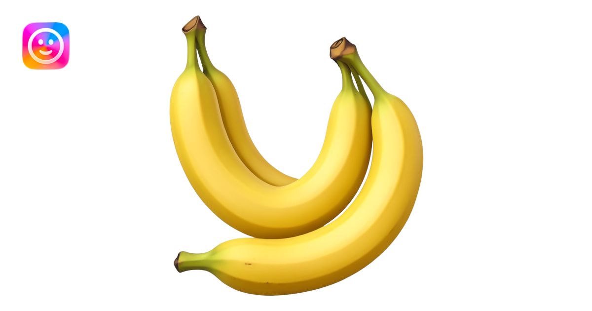 Toony single banana emoji with good rendering emoji | AI Emoji Generator