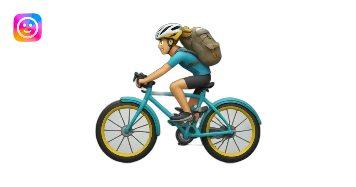 Bike ride emoji | AI Emoji Generator