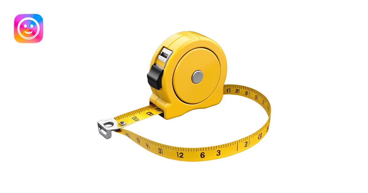 Sewing Essential measuring-tape emoji | AI Emoji Generator