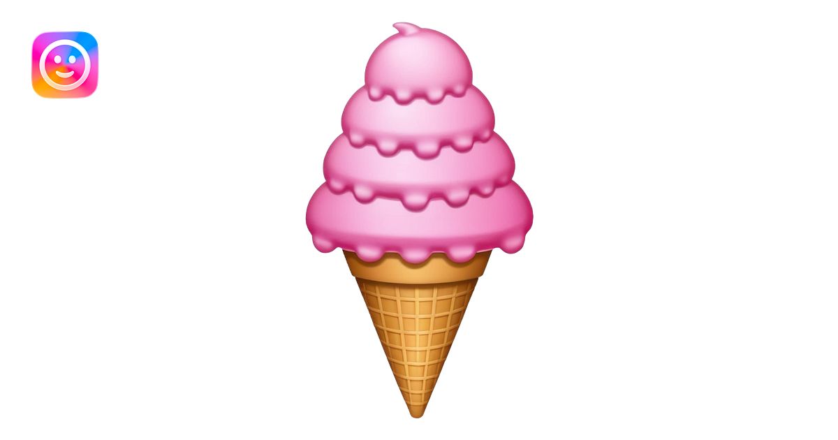 pink snow cone emoji | AI Emoji Generator