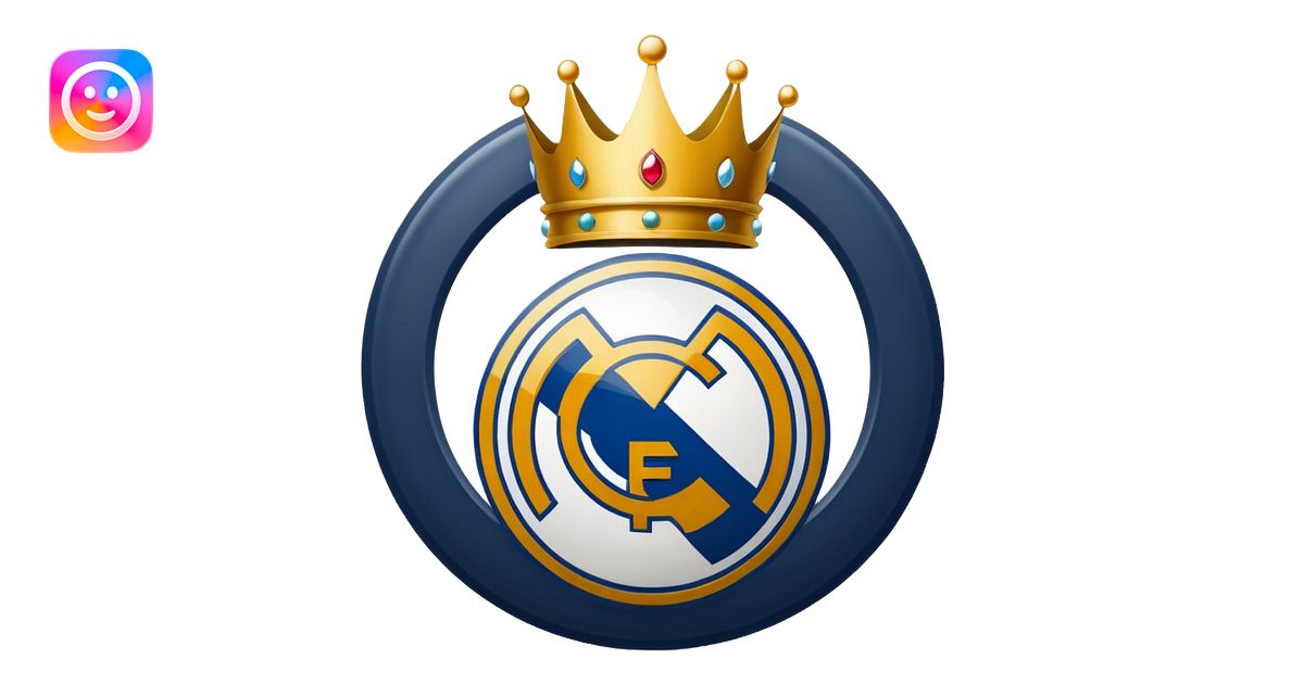 Real Madrid logo emoji | AI Emoji Generator