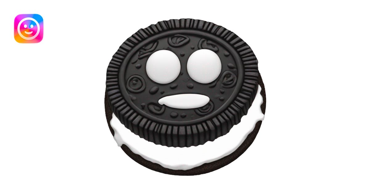 Oreo cookie emoji | AI Emoji Generator