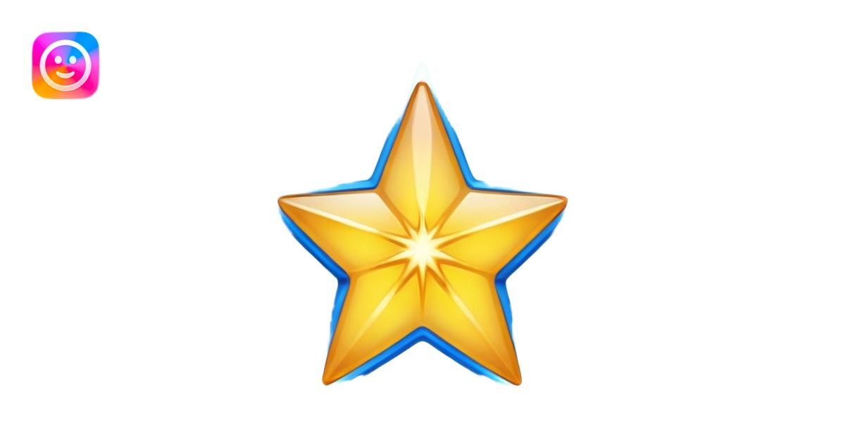 star blue emoji | AI Emoji Generator