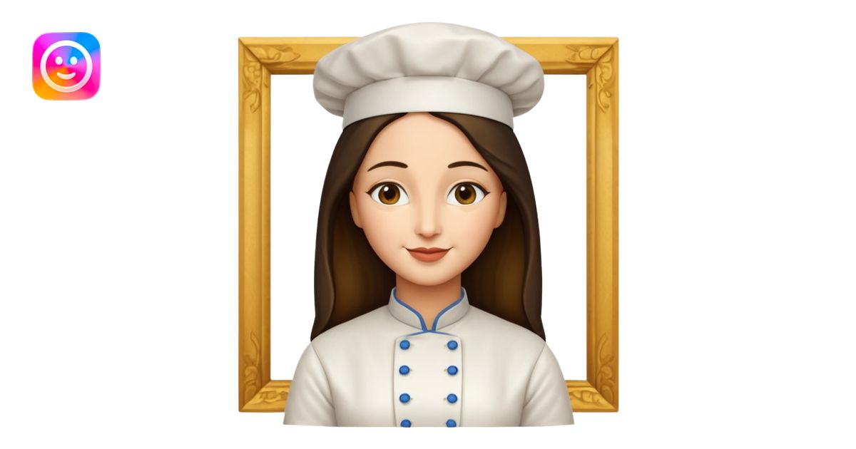 MonaLisa's famous photo but doing a chef kiss animated emoji | AI Emoji ...