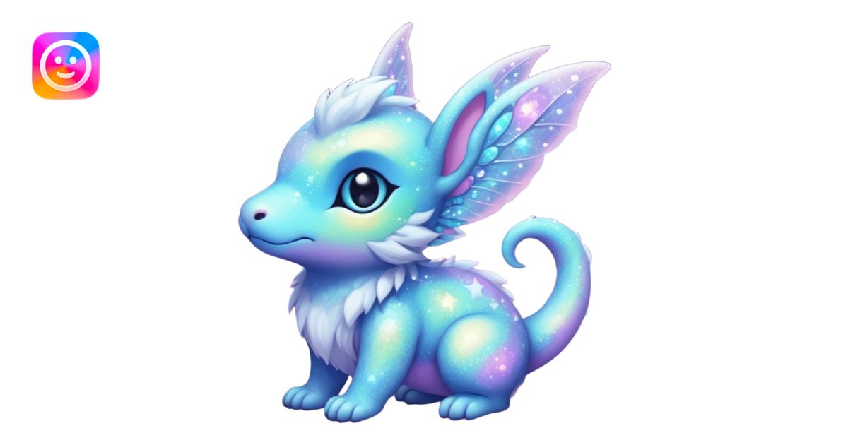 Pastel nebula furry realistic glittery Randomly-faerie-drake-colored ...