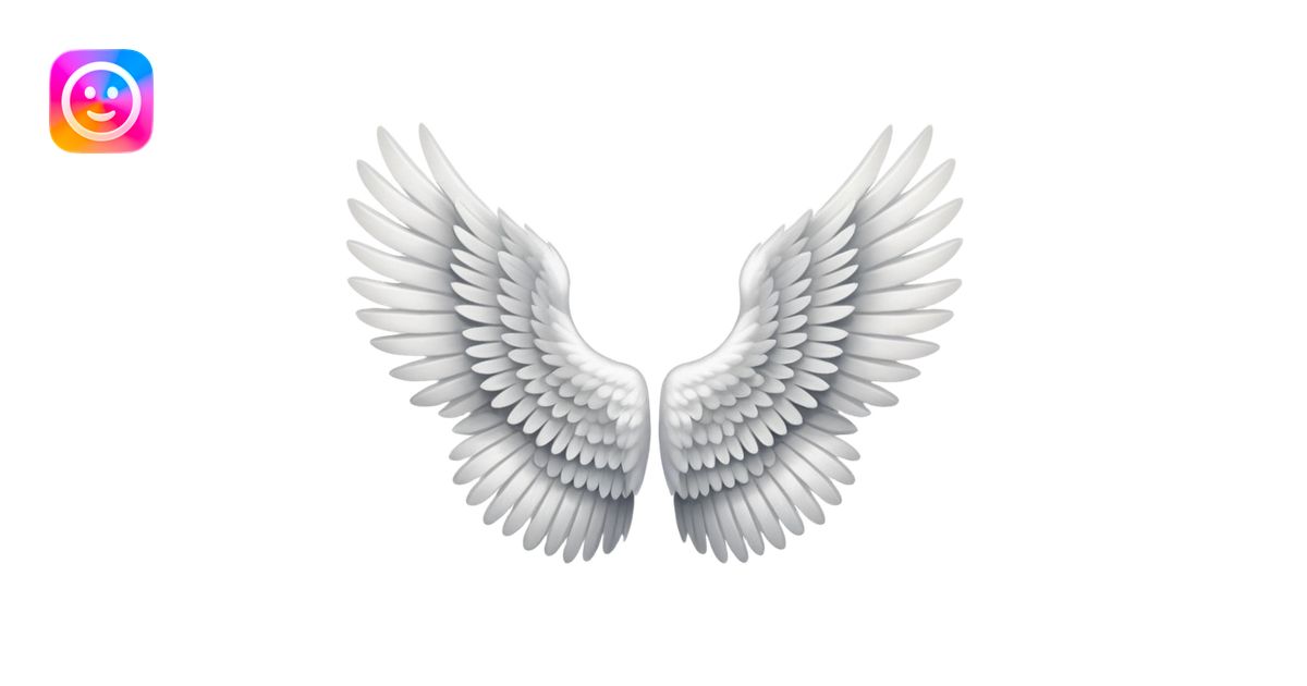 Pair of wings ,in a text copiable format emoji | AI Emoji Generator