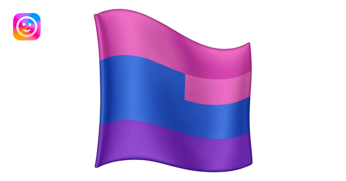 Bisexual flag emoji | AI Emoji Generator
