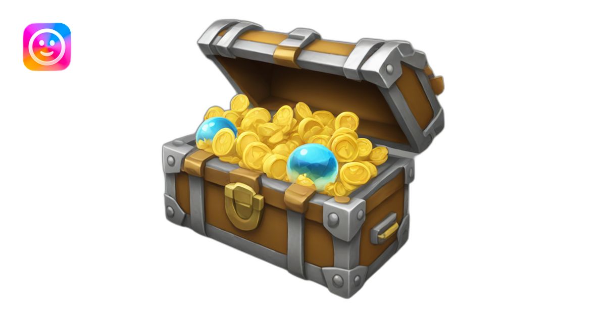 Pokemon Game LootCase Legendary Epic Rich Treasure emoji | AI Emoji ...