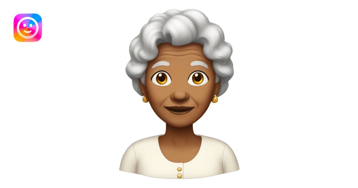 Grand mother emoji | AI Emoji Generator